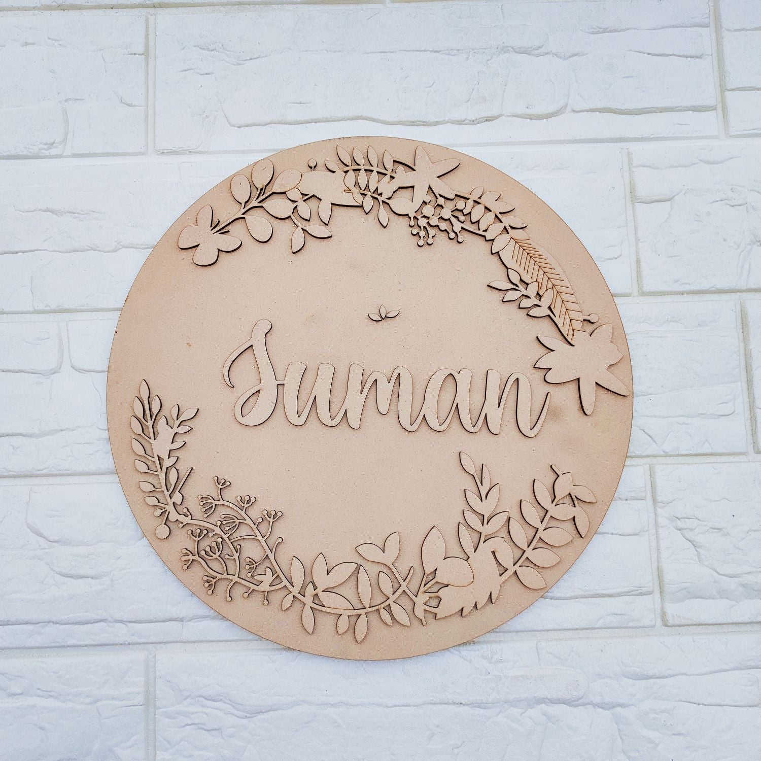 Flower Nameplate Design 2 – insane craft supplies